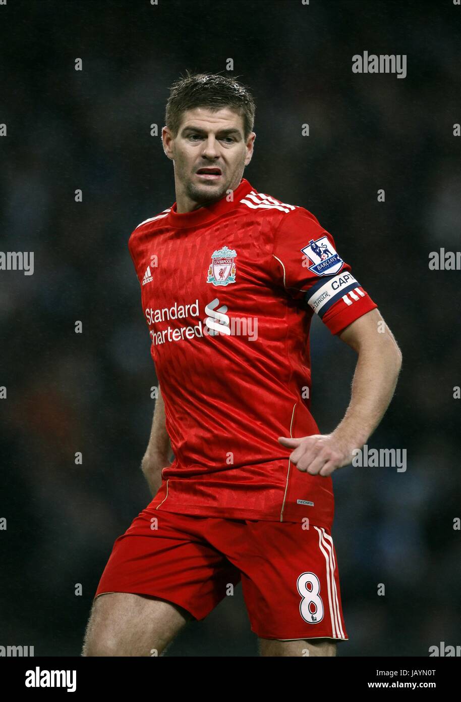 STEVEN GERRARD, LIVERPOOL FC, CARLING CUP SEMI FINAL MANCHESTER CITY V ...
