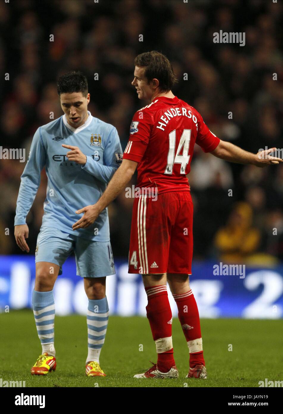 JORDAN HENDERSON SAMIR NASRI MANCHESTER CITY V MANCHESTER CITY V ...