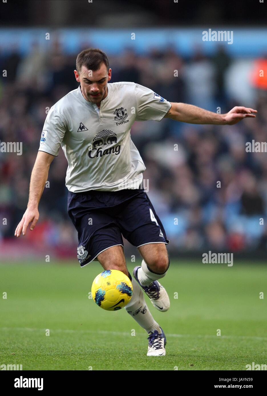 DARRON GIBSON EVERTON FC VILLA PARK BIRMINGHAM ENGLAND 14 January 2012 ...