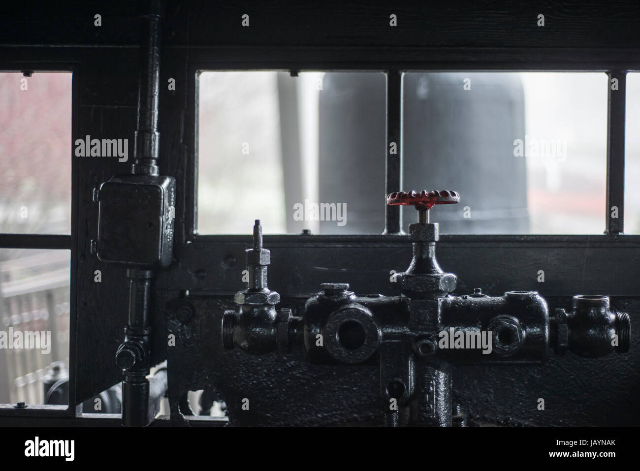 Inside steam locomotive cabin hi-res stock photography and images - Alamy