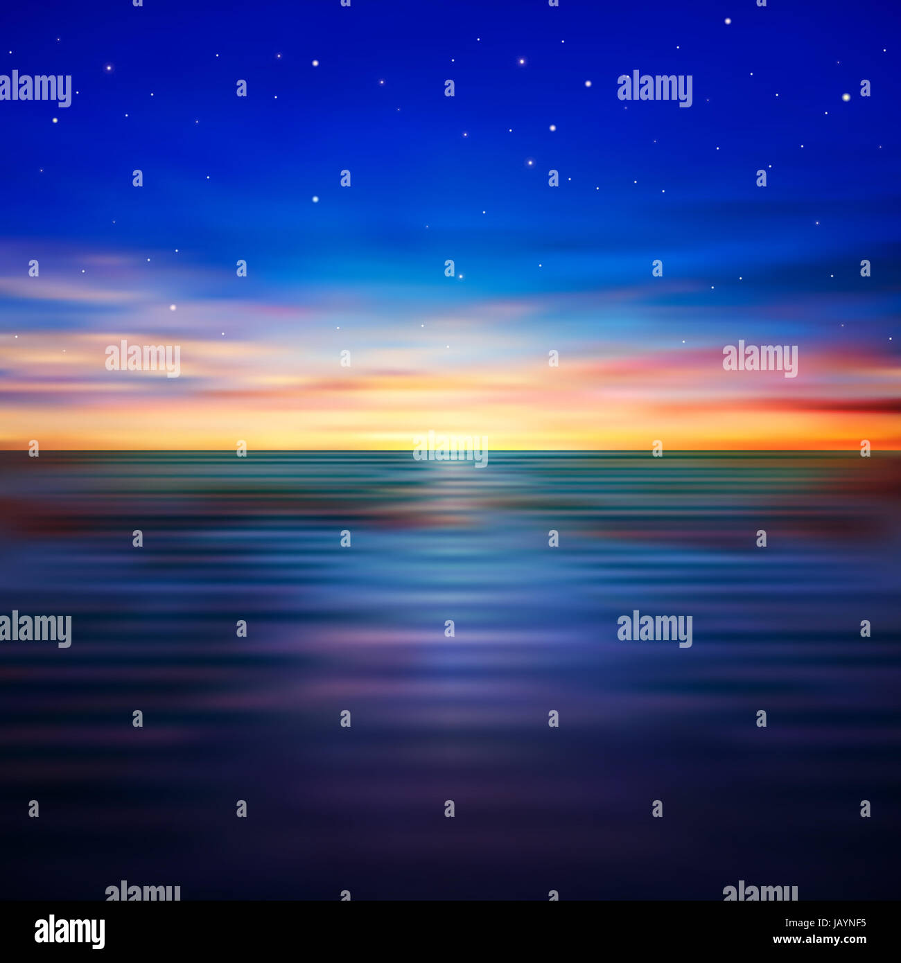 abstract nature background with clouds and golden sunrise Stock Photo ...