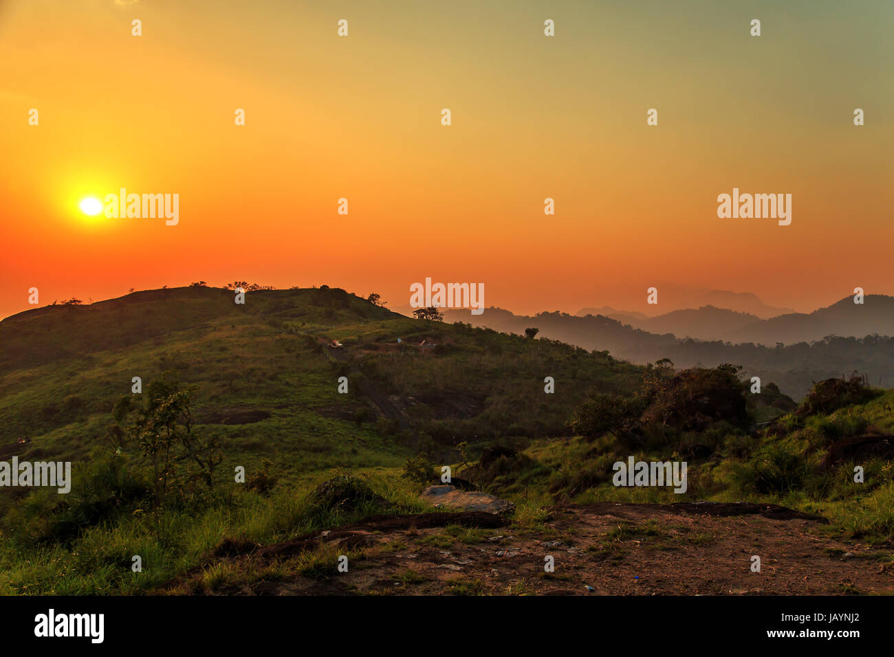 India kerala munnar dawn light hi-res stock photography and images - Alamy