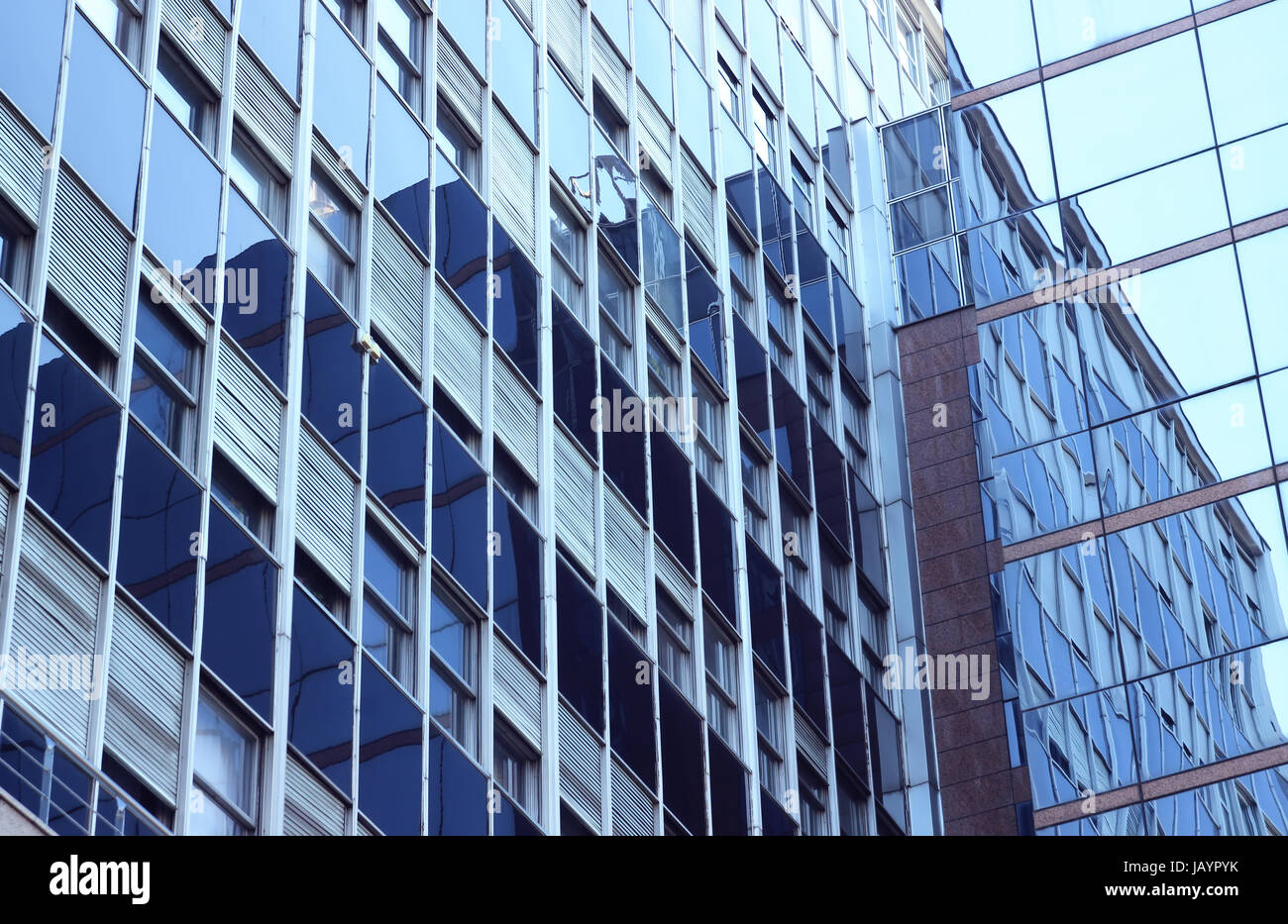 Rows of windows on a building Stock Photo - Alamy