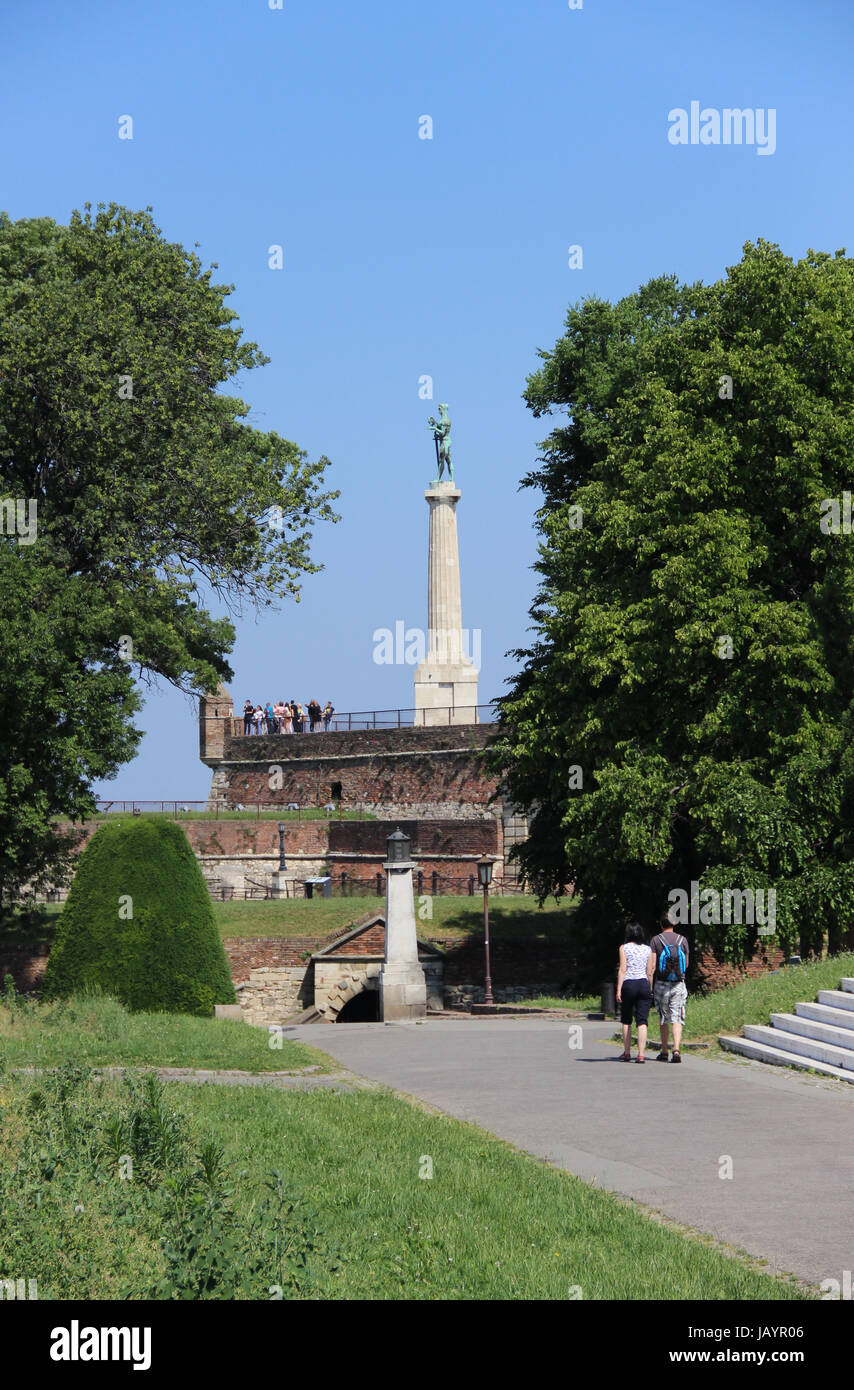 Pobednik monument, Belgrade - Serbia Stock Photo - Alamy