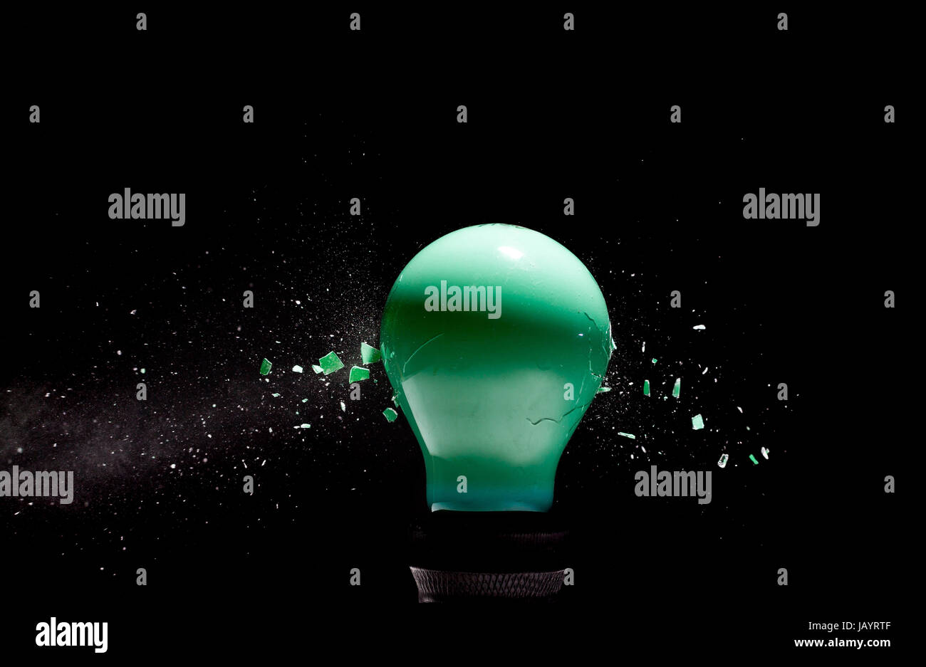 close up image of electric bulb explosion Stock Photo - Alamy