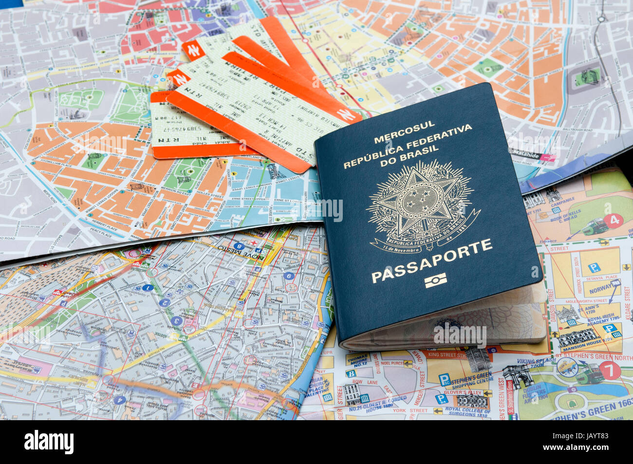 Visa maps hi-res stock photography and images - Alamy