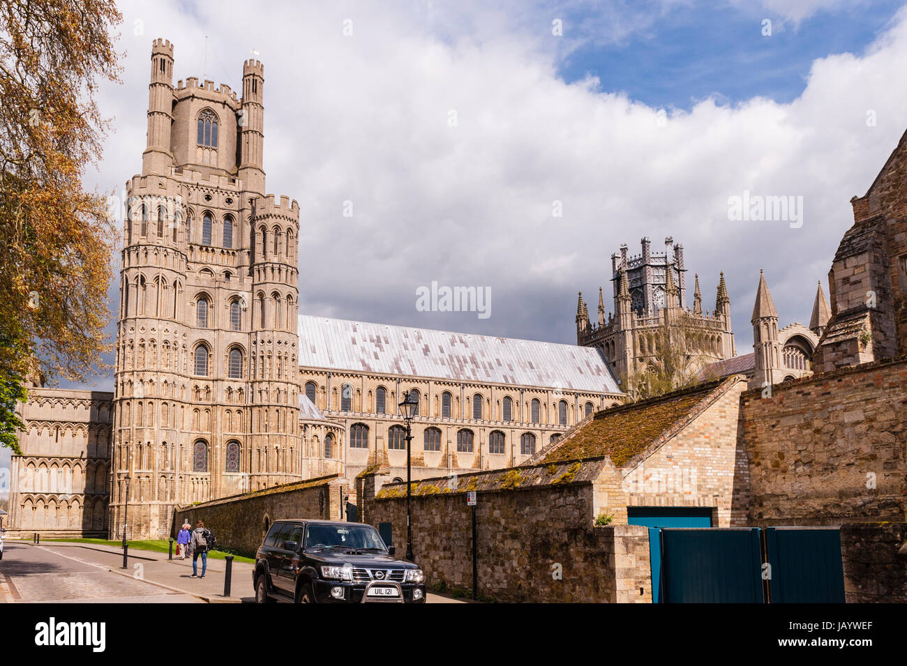 Ely Cathedral in Ely , Cambridgeshire , England , Britain , Uk Stock ...