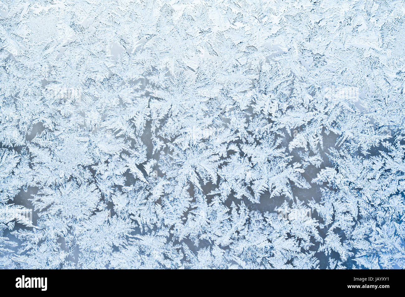 Beautiful pattern of frost on winter window Stock Photo - Alamy