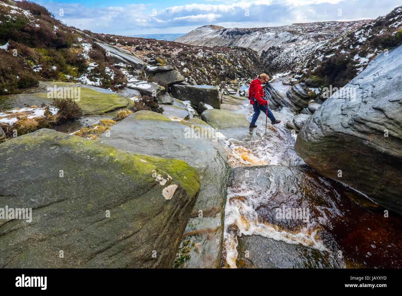 Grindsbrook peak district hi-res stock photography and images - Alamy