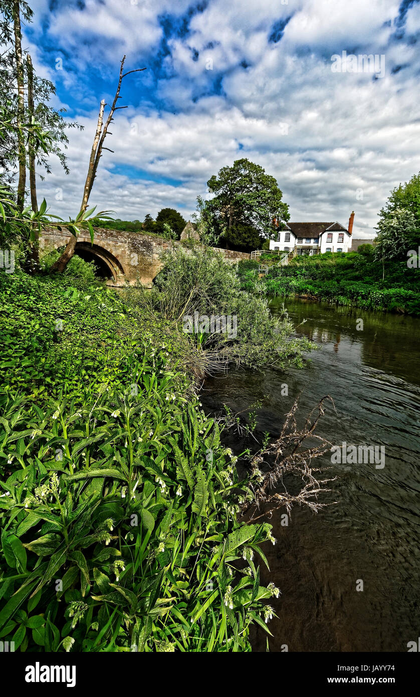River lugg, herefordshire hi-res stock photography and images - Alamy