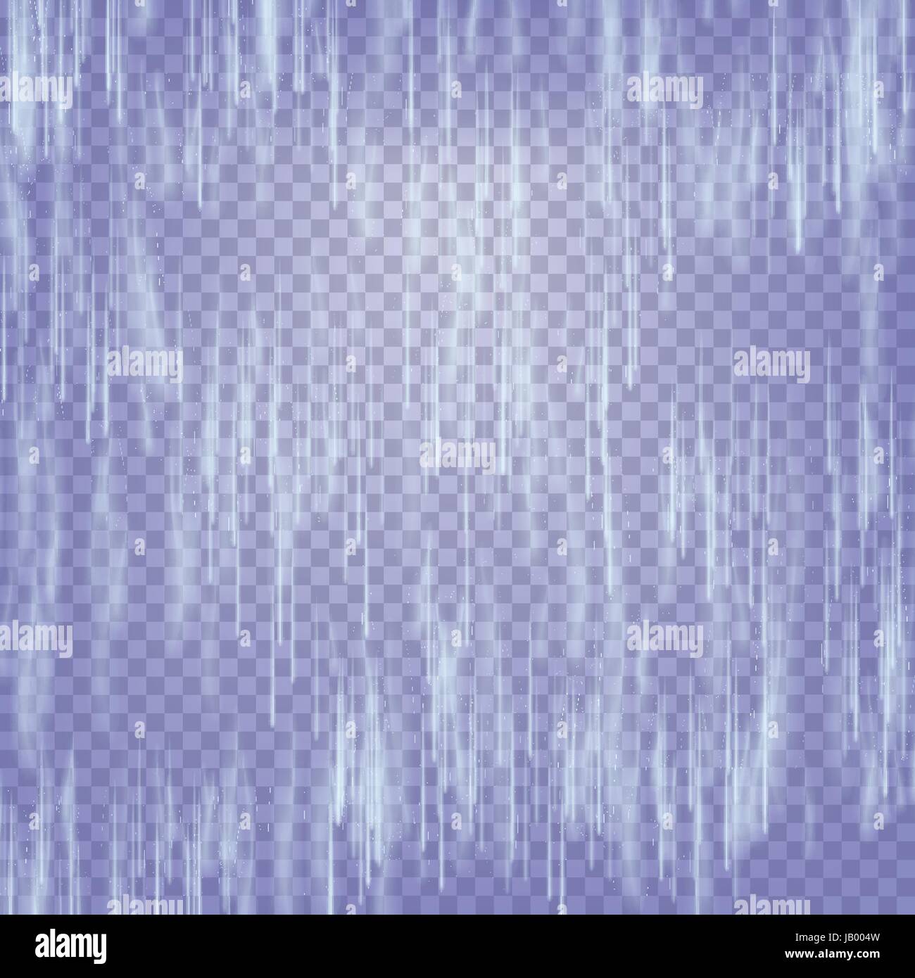 Transparent Waterfall Vector. Abstract Falling Water Texture. Nature Or ...