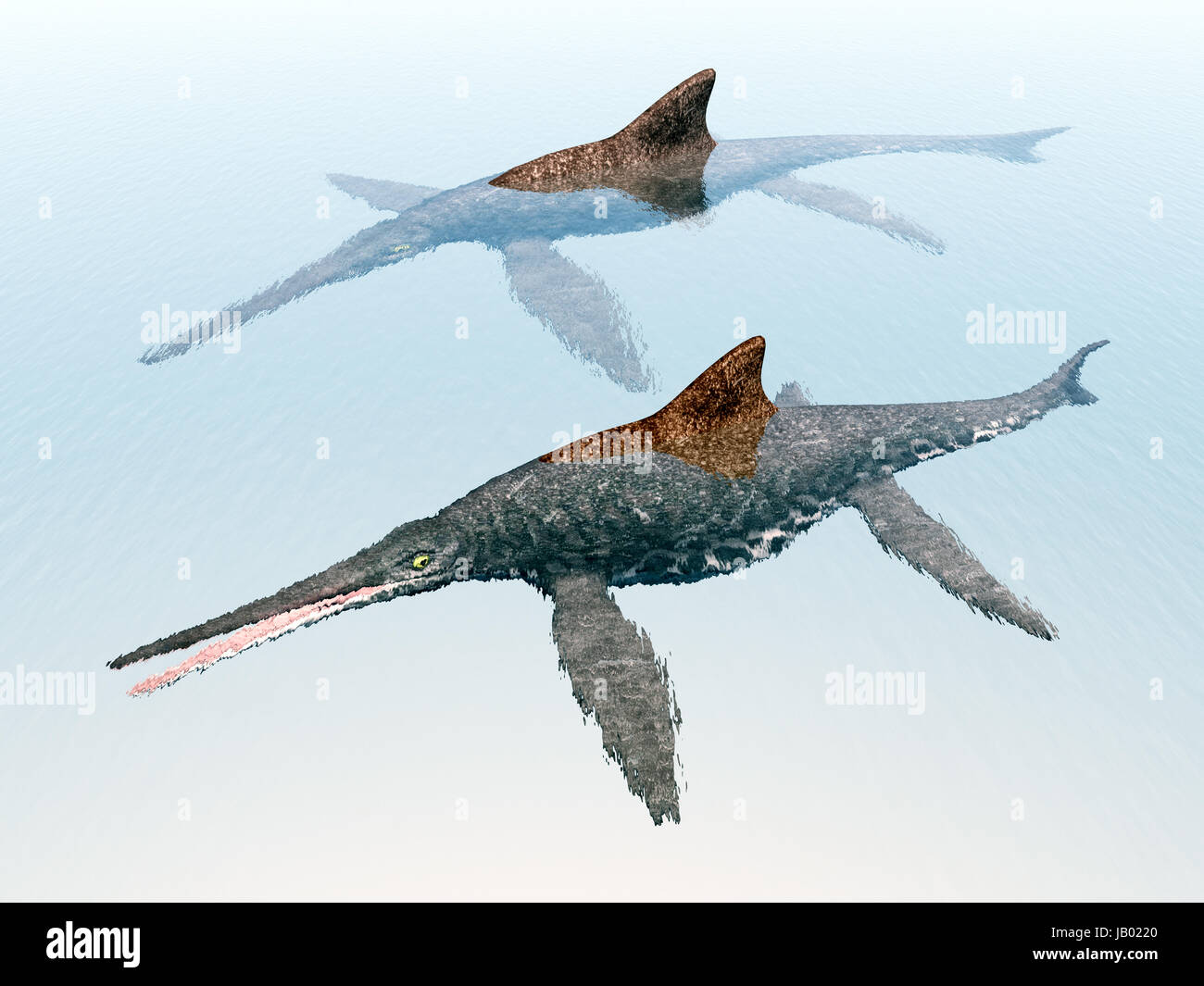 ichthyosaurs shonisaurus Stock Photo - Alamy