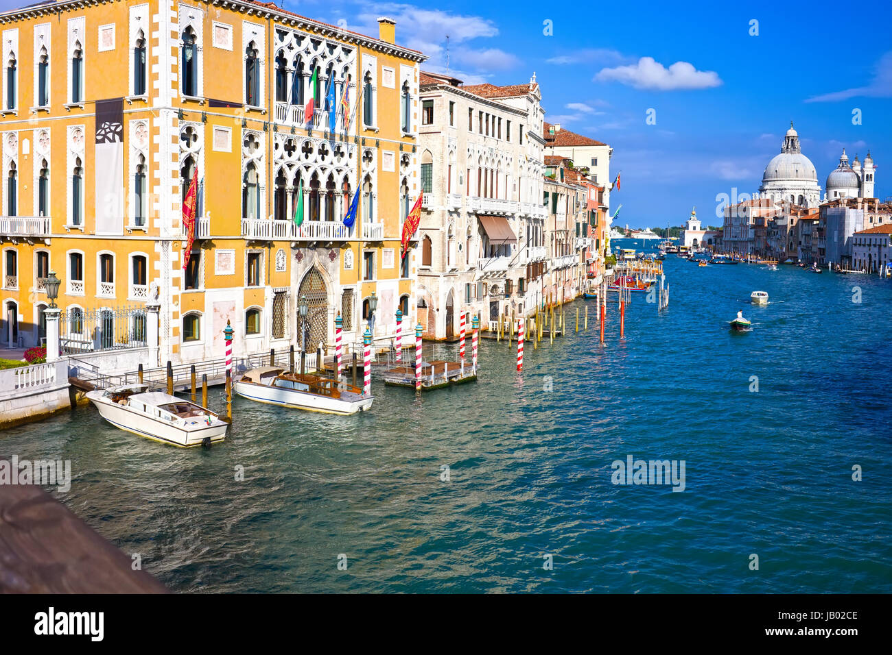 Beautiful view of famous Grand Canal in Venice, Italy Stock Photo - Alamy