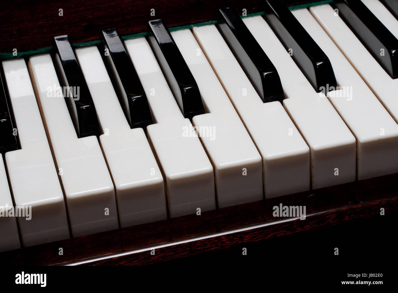 Beautiful close up photo of piano keys Stock Photo - Alamy