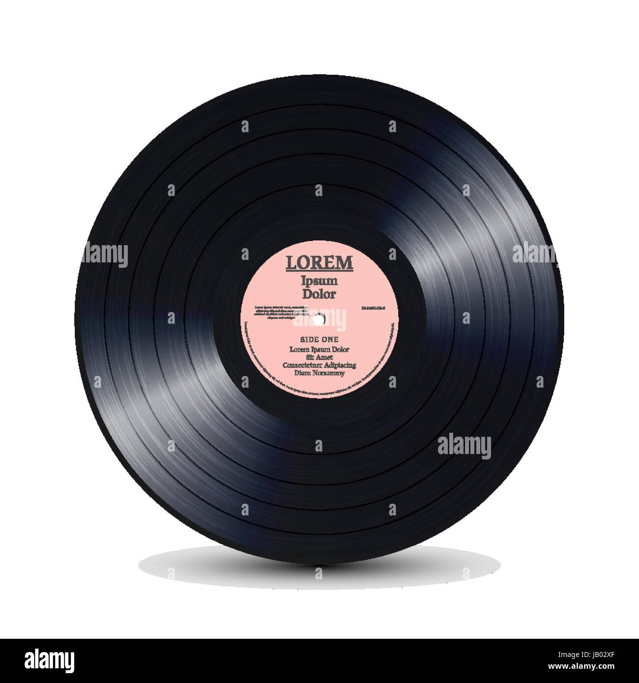 Vinyl turntable records Stock Vector Images - Alamy