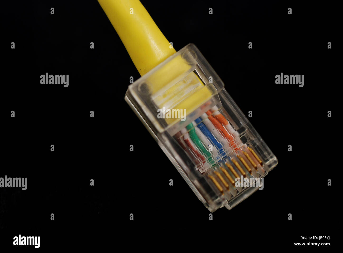 pictures of ethernet connector used for connection to internet Stock ...