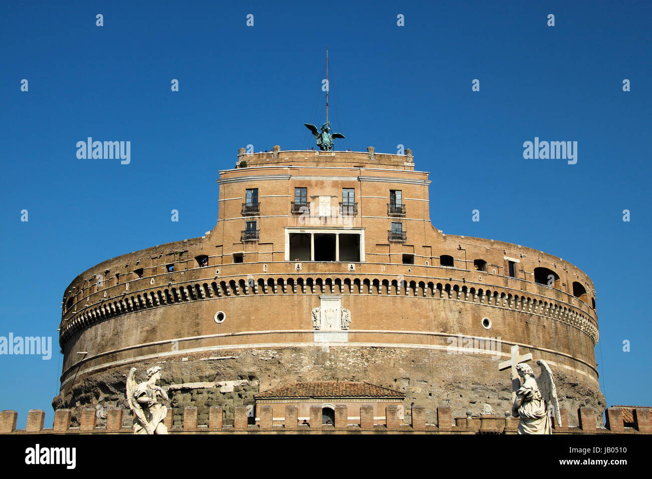 engelsburg in rome Stock Photo - Alamy