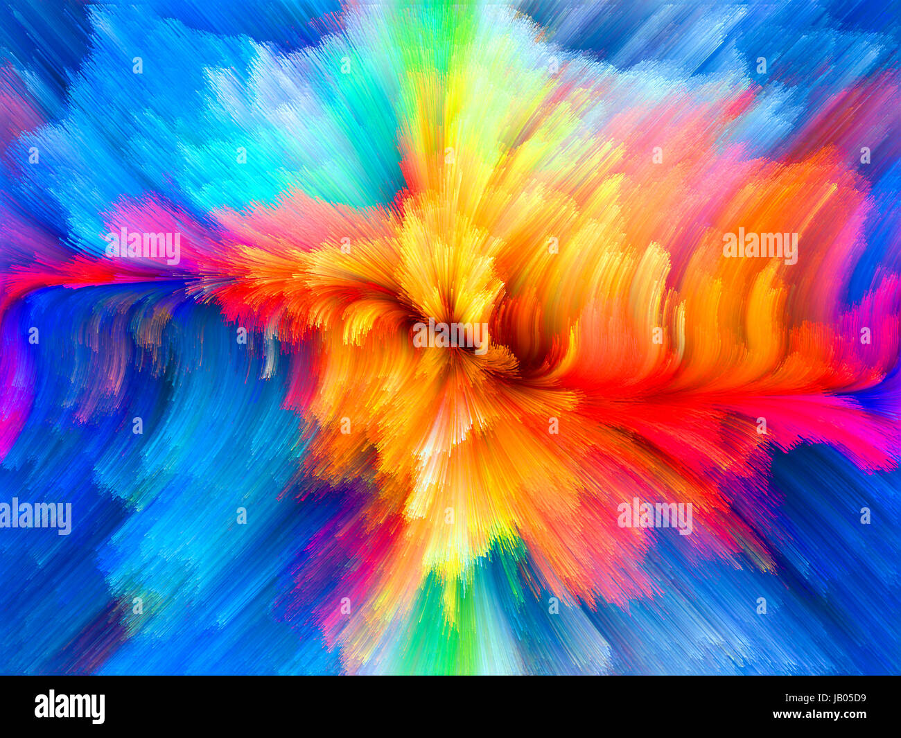 Colors In Bloom series. Interplay of fractal color textures on the ...