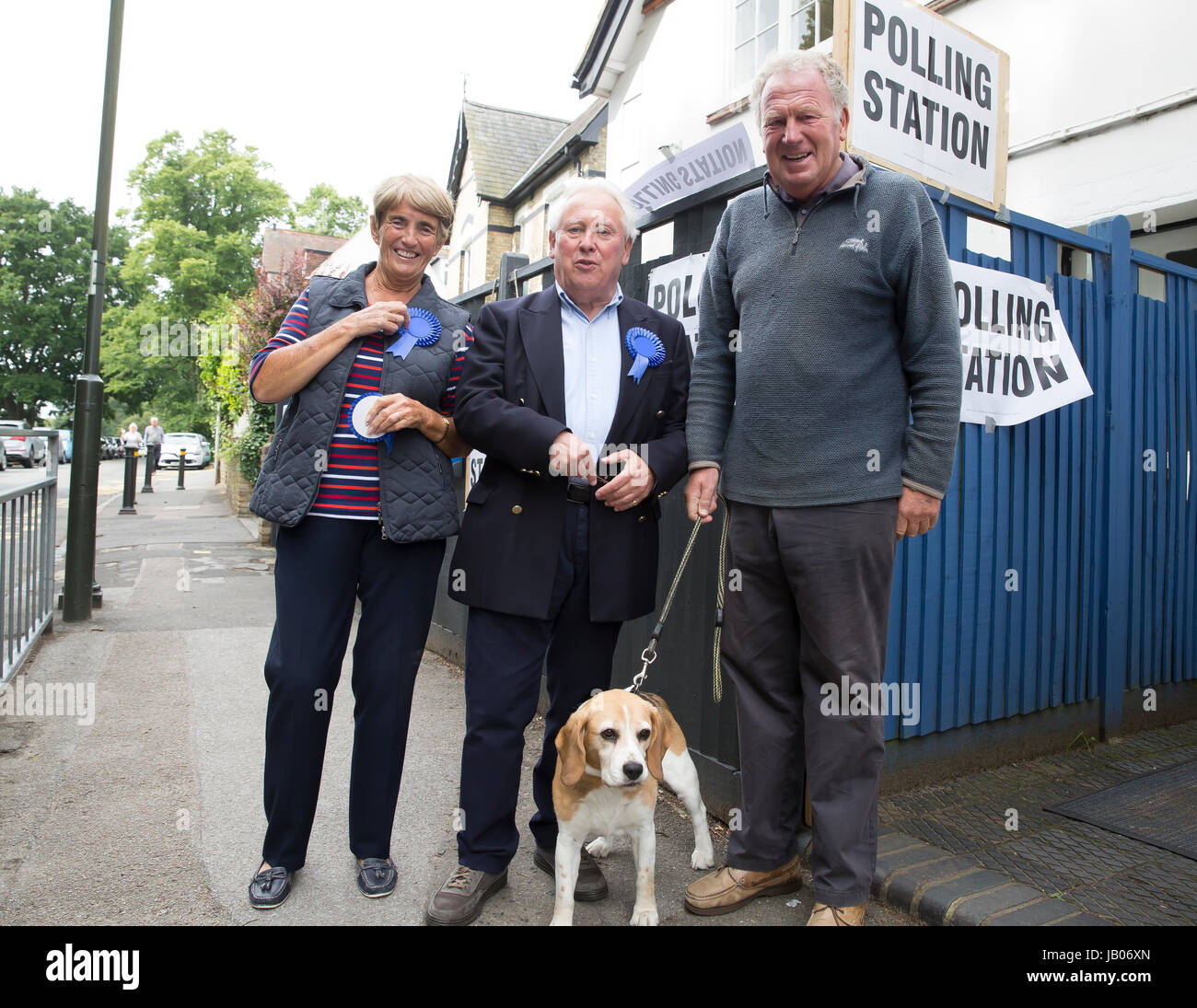 Chislehurst,UK,8th June 2017,Bob Neill MP for Bromley and Chislehurst ...