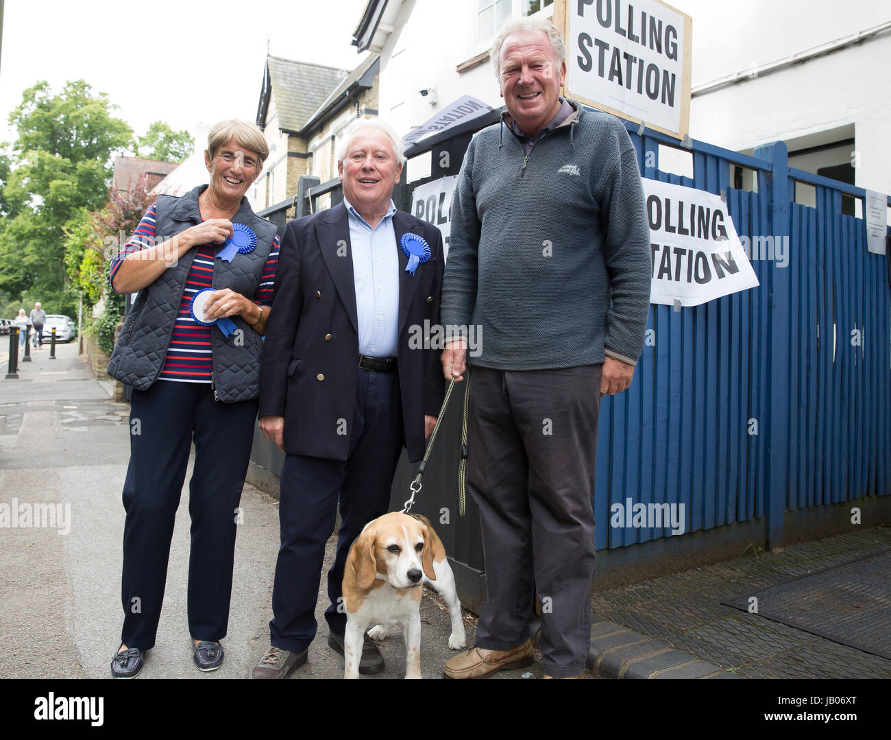 Chislehurst,UK,8th June 2017,Bob Neill MP for Bromley and Chislehurst ...
