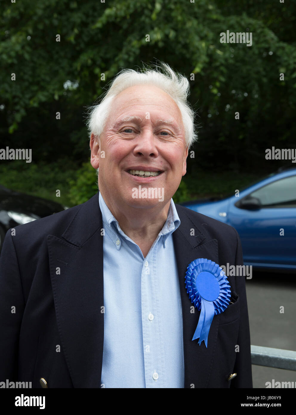 Chislehurst,UK,8th June 2017,Bob Neill MP for Bromley and Chislehurst ...