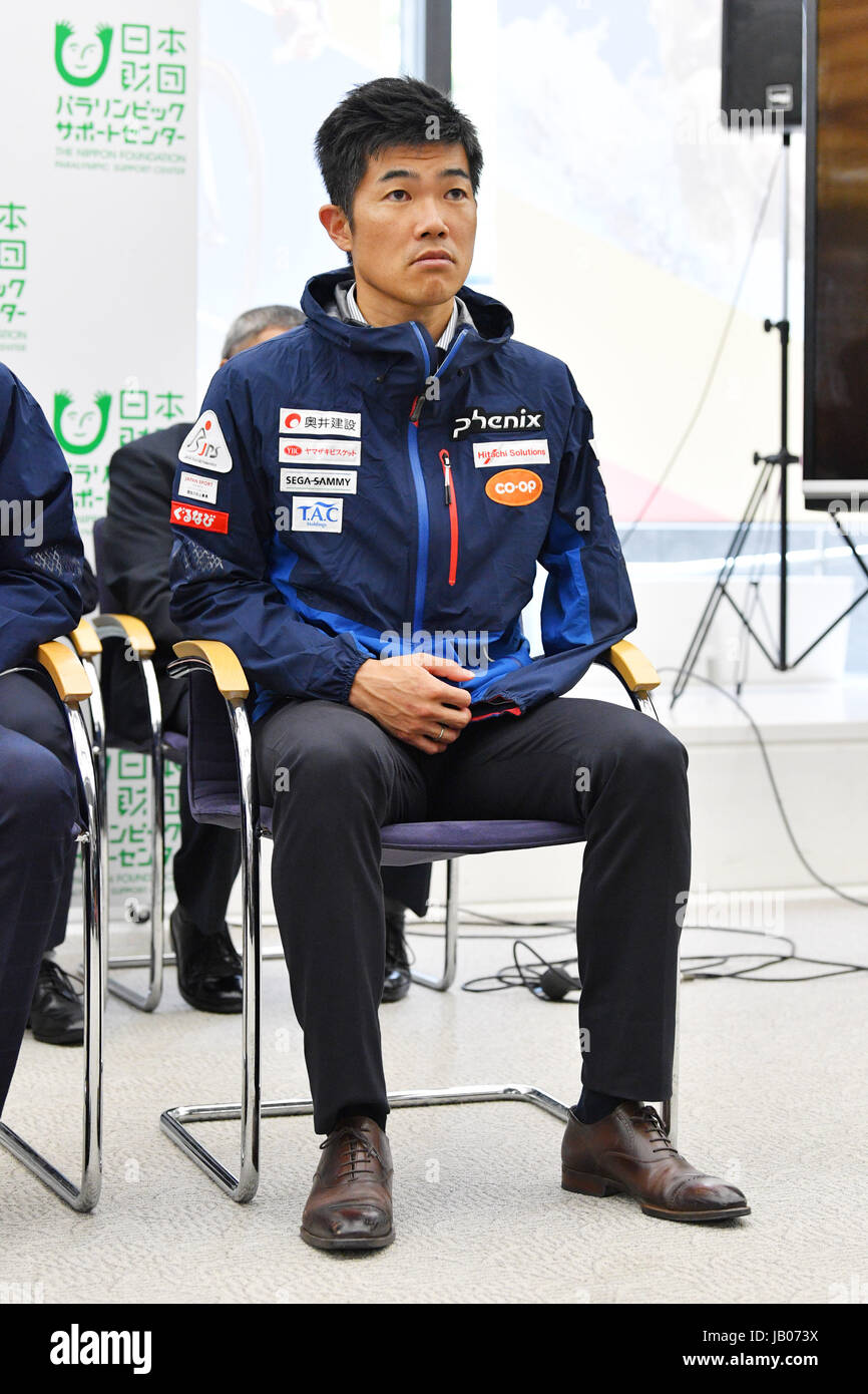 Tokyo, Japan. 8th June, 2017. Yoshihiro Nitta Skiing : Japan Para-ski ...