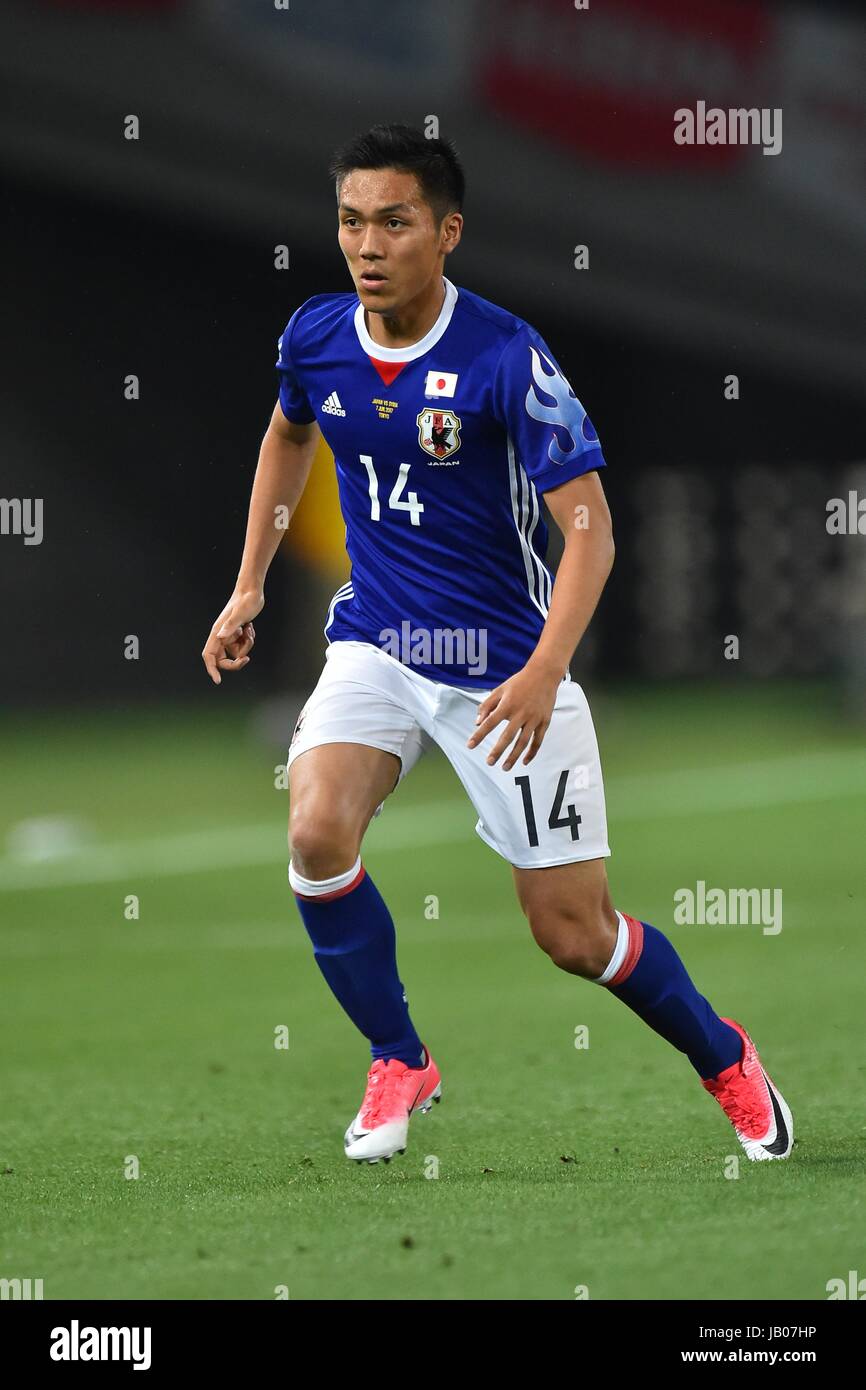 Tokyo, Japan. 7th June, 2017. Yuya Kubo (JPN) Football/Soccer : Kirin ...
