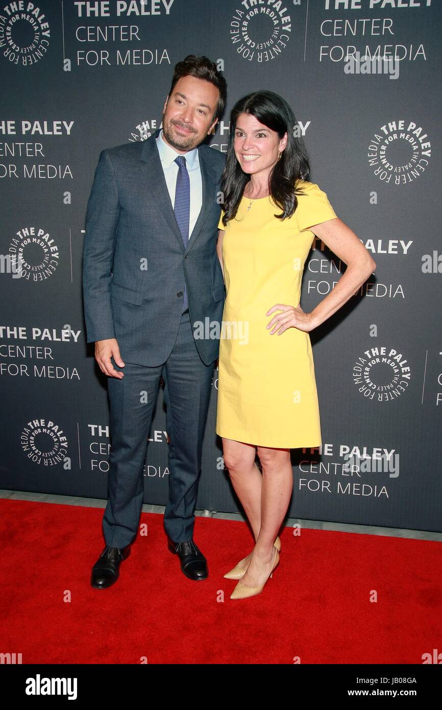New York, NY, USA. 7th June, 2017. Jimmy Fallon, Maureen J. Reidy at ...