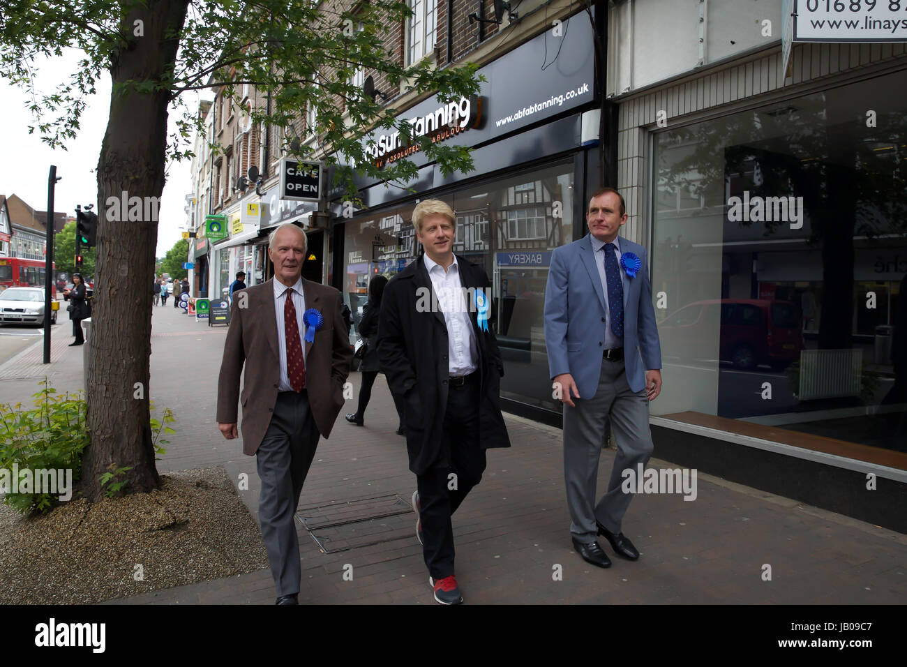 Orpington, UK. 8th June, 2017. Jo Johnson MP, Conservative candidate ...