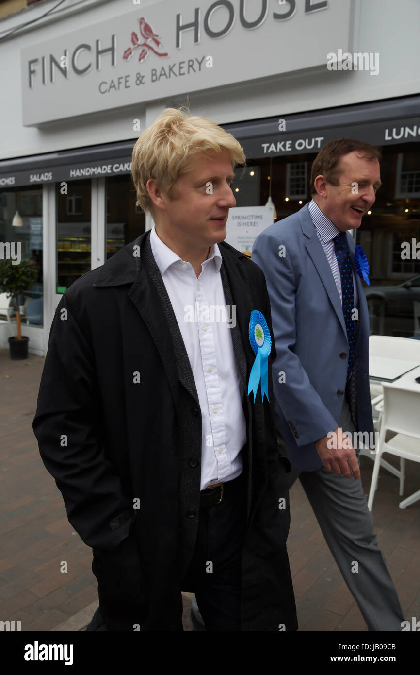Orpington, UK. 8th June, 2017. Jo Johnson MP, Conservative candidate ...