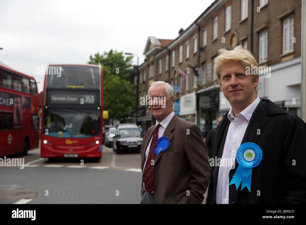 Orpington, UK. 8th June, 2017. Jo Johnson MP, Conservative candidate ...