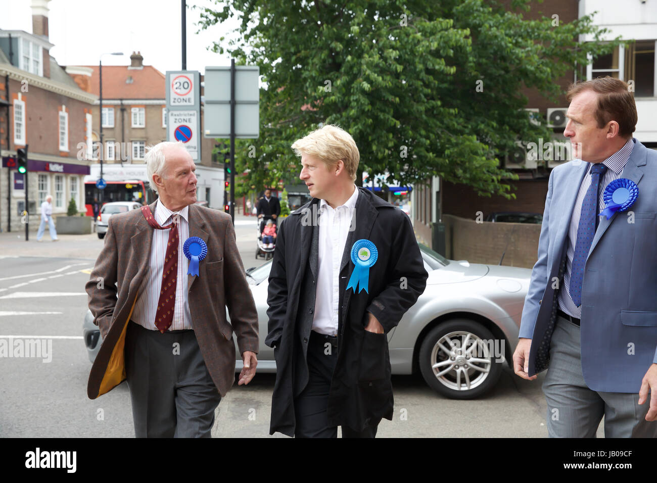 Orpington, UK. 8th June, 2017. Jo Johnson MP, Conservative candidate ...