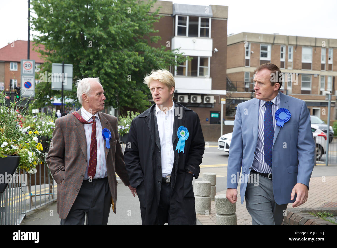 Orpington, UK. 8th June, 2017. Jo Johnson MP, Conservative candidate ...