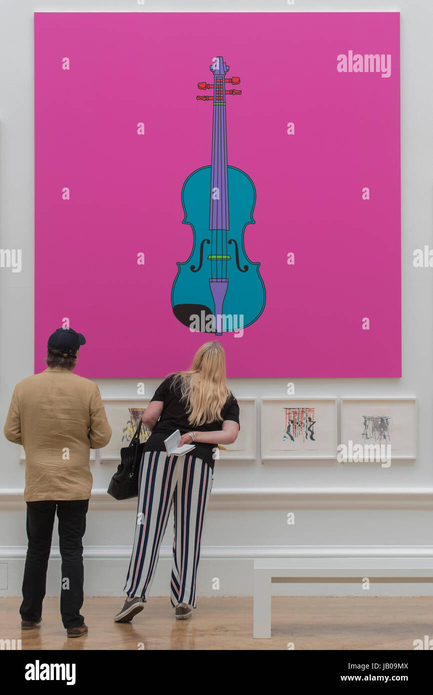 London, UK. 08th June, 2017. Untitled (Violin) by Sir Michael Craig ...