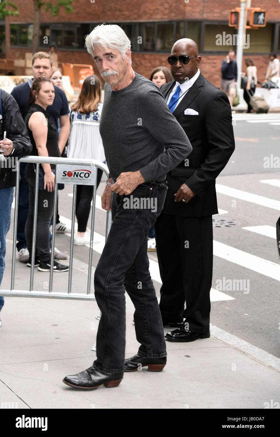 New York, NY, USA. 8th June, 2017. Sam Elliott out and about for ...