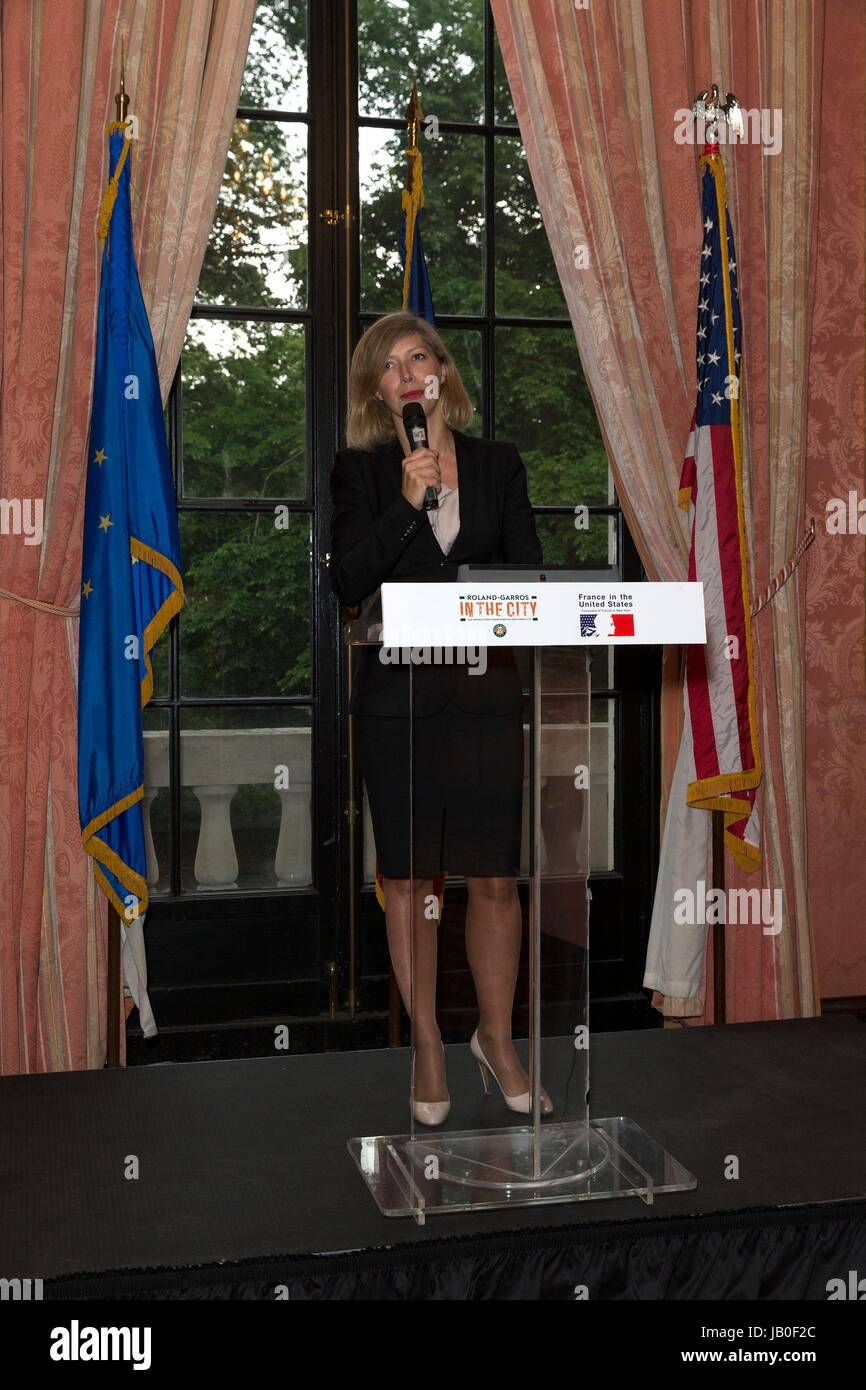 New York, NY, USA. 8th June, 2017. Anne-Claire Legendre at arrivals for ...