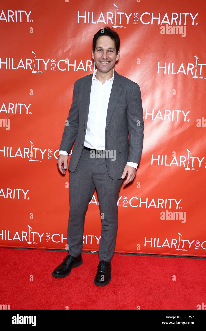 New York, NY, USA. 8th June, 2017. Paul Rudd at arrivals for Hilarity ...