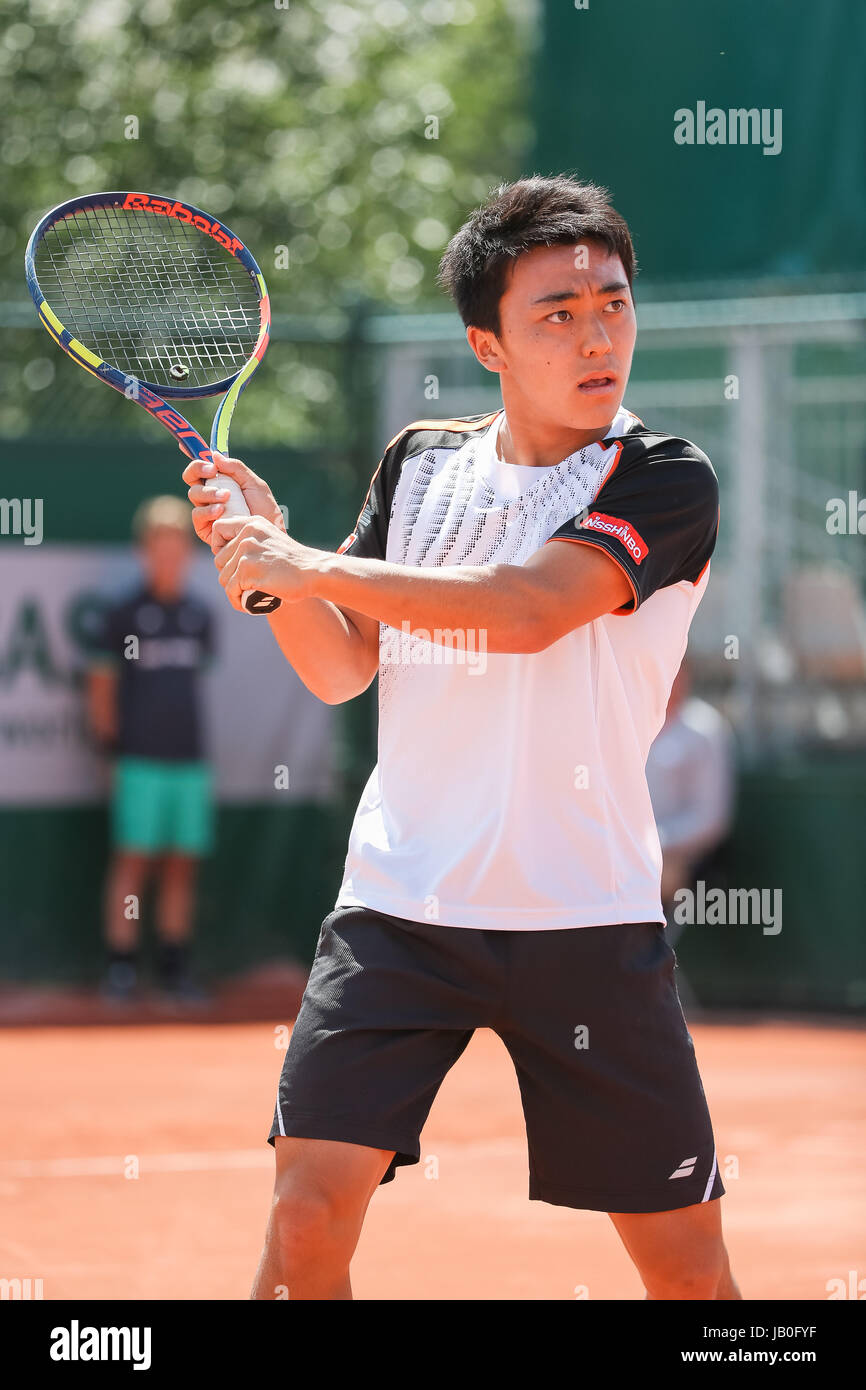 Paris, France. 7th June, 2017. Yuta Shimizu (JPN) Tennis : Yuta Shimizu ...