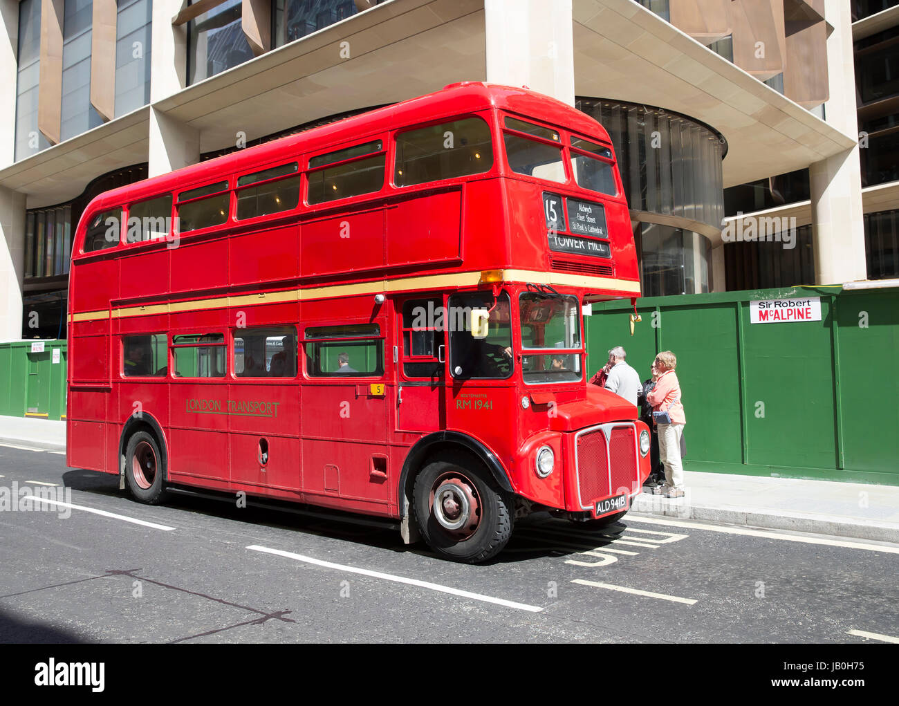 Old london transport bus ticket hi-res stock photography and images - Alamy