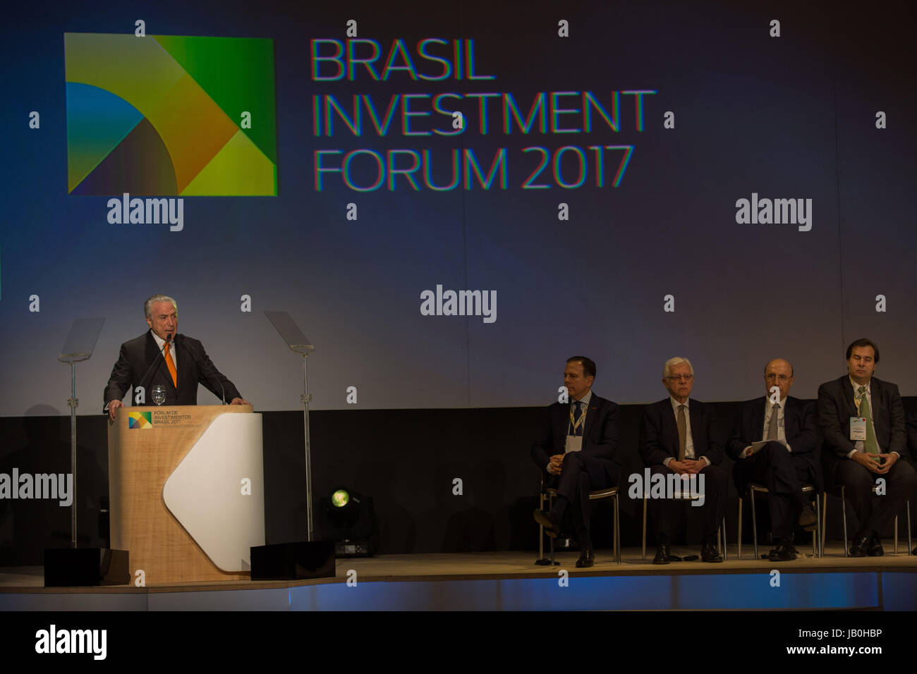 Sao Paulo, Brazil. 30th May, 2017. Brazilian President MICHEL TEMER ...