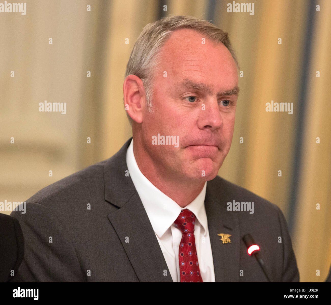 United States Secretary of the Interior Ryan Zinke participates in the ...