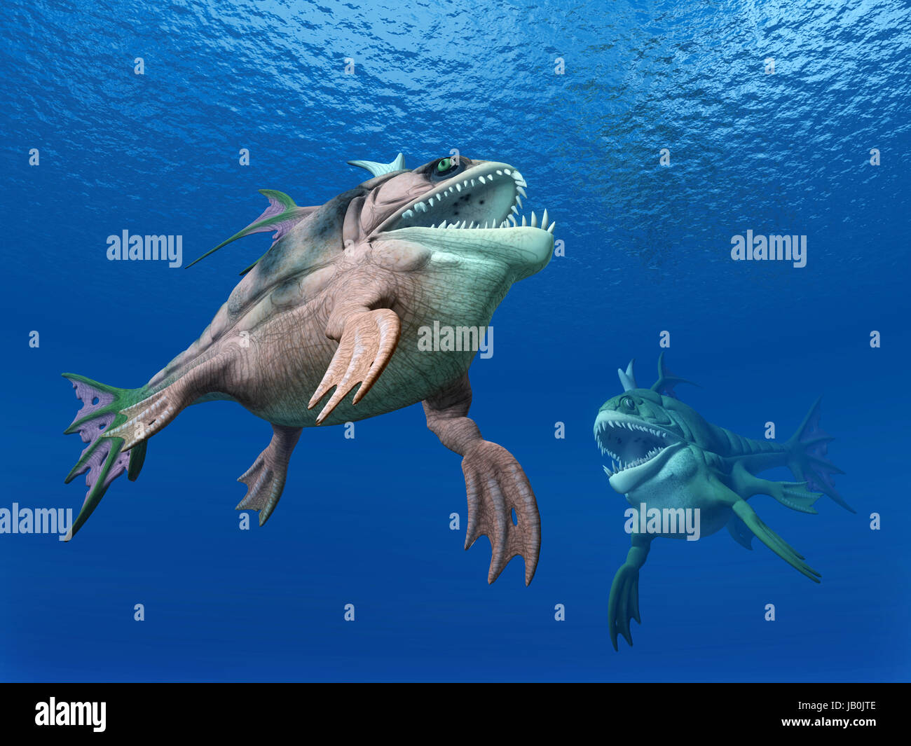 Sea Monster Stock Photo Alamy
