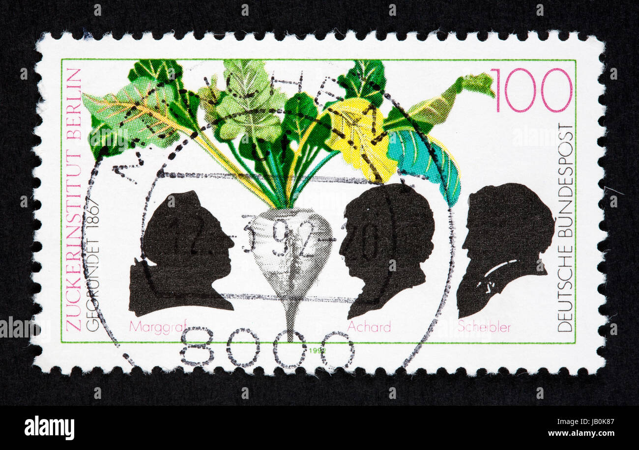 German postage stamp Stock Photo - Alamy