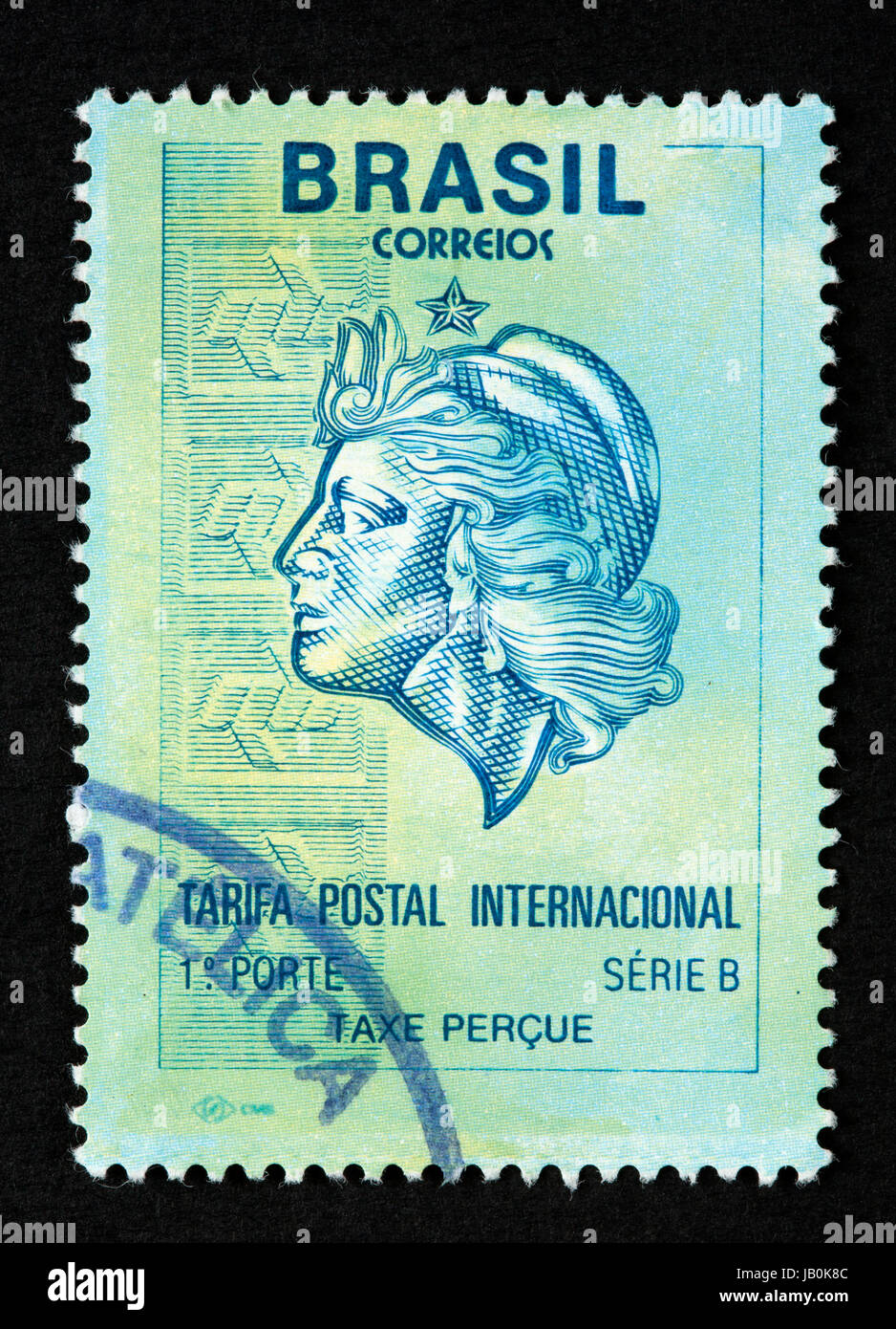 Postage Stamp Brazil Brasil High Resolution Stock Photography and ...