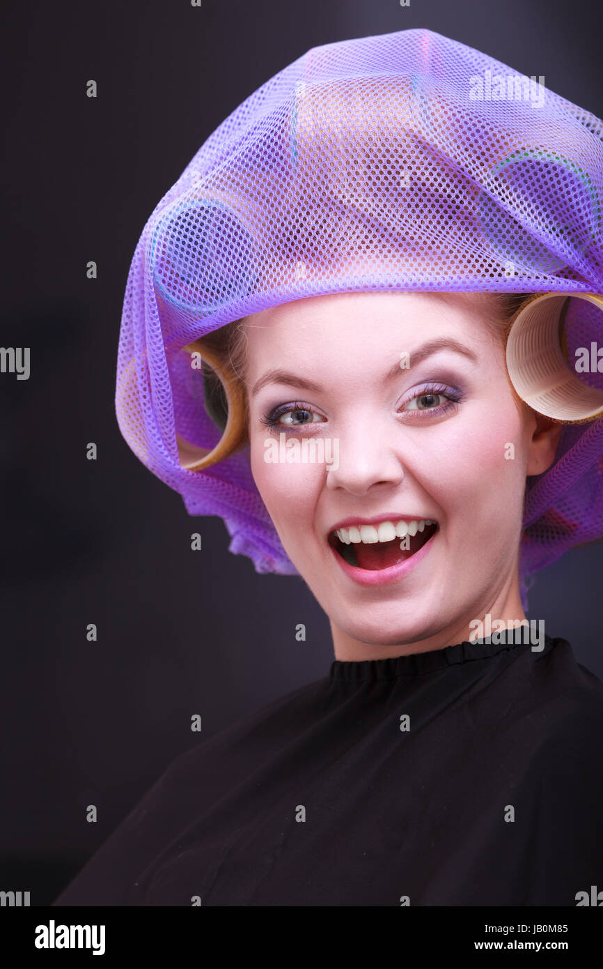 Hair Net Curlers High Resolution Stock Photography and Images - Alamy