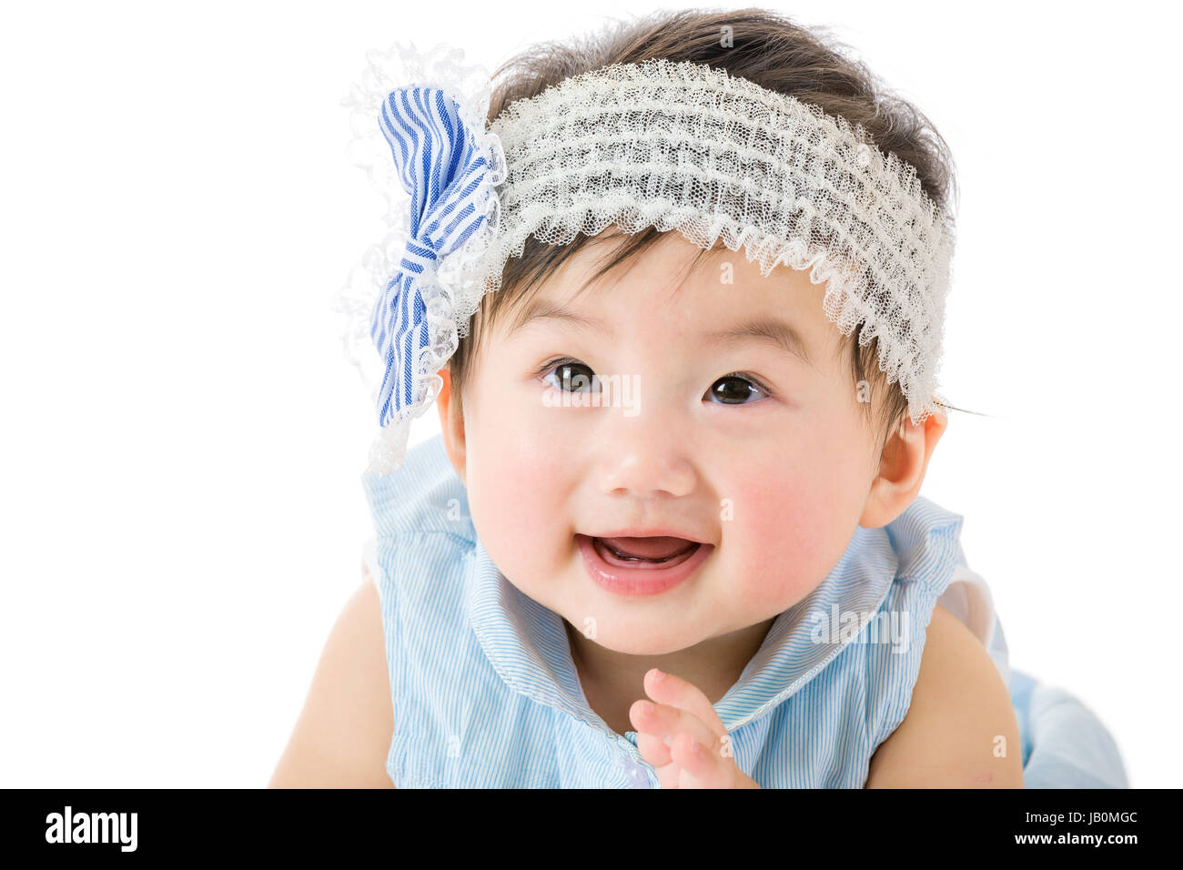 Asian baby girl smile Stock Photo - Alamy