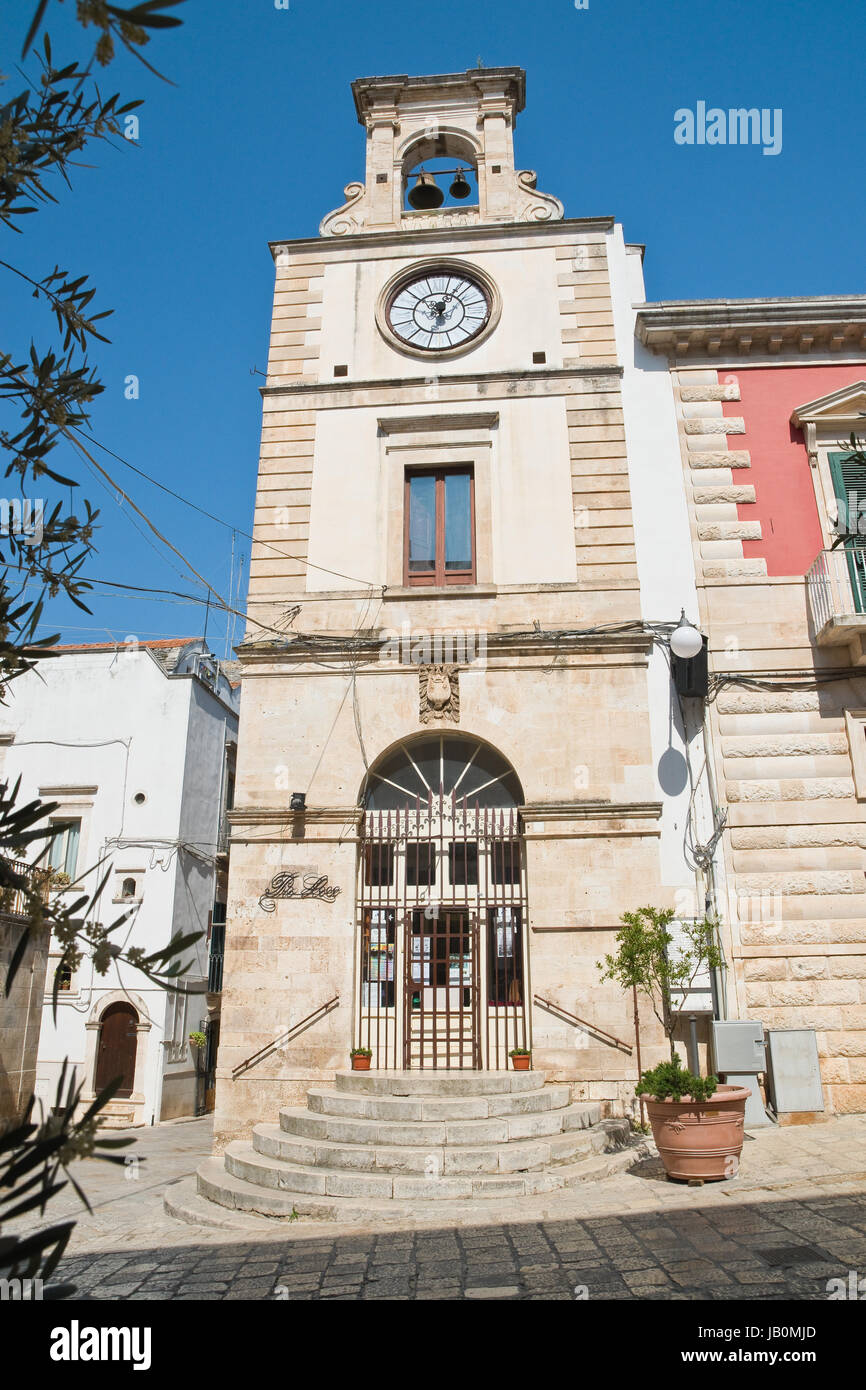 Clocktower. Putignano. Puglia. Italy Stock Photo - Alamy