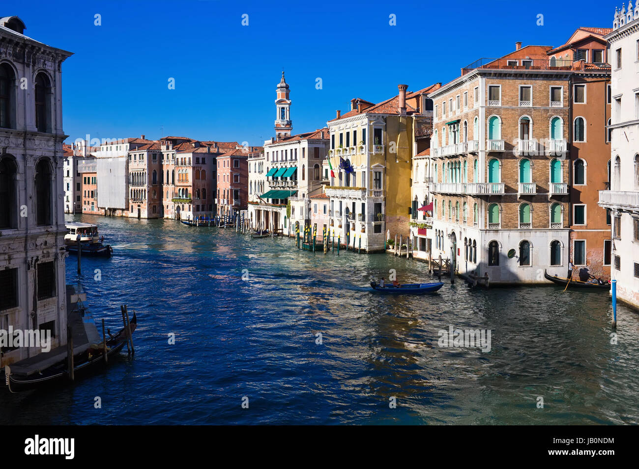 Beautiful view of famous Grand Canal in Venice, Italy Stock Photo - Alamy