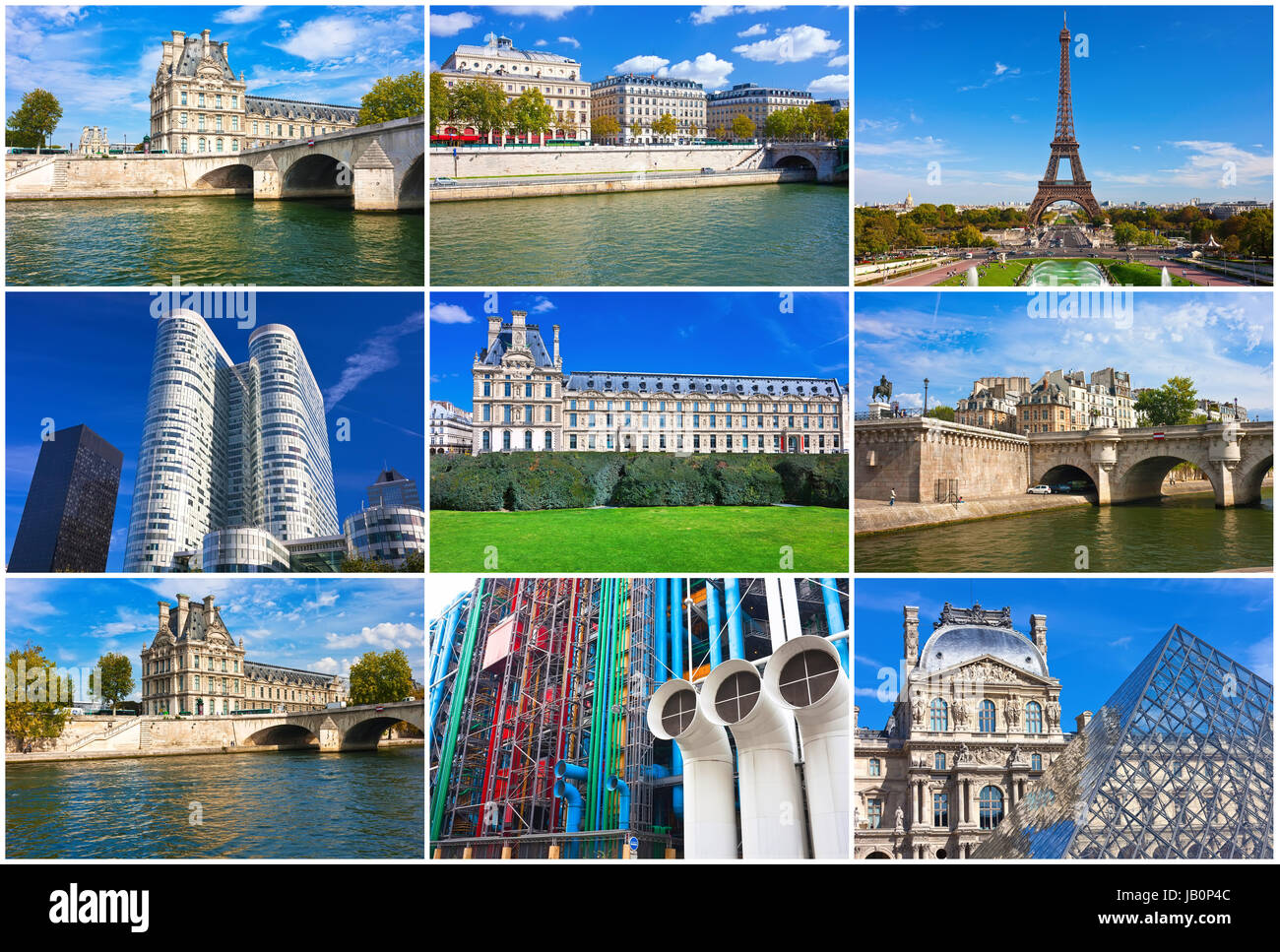 Collection of beautiful photos in Paris, France Stock Photo - Alamy