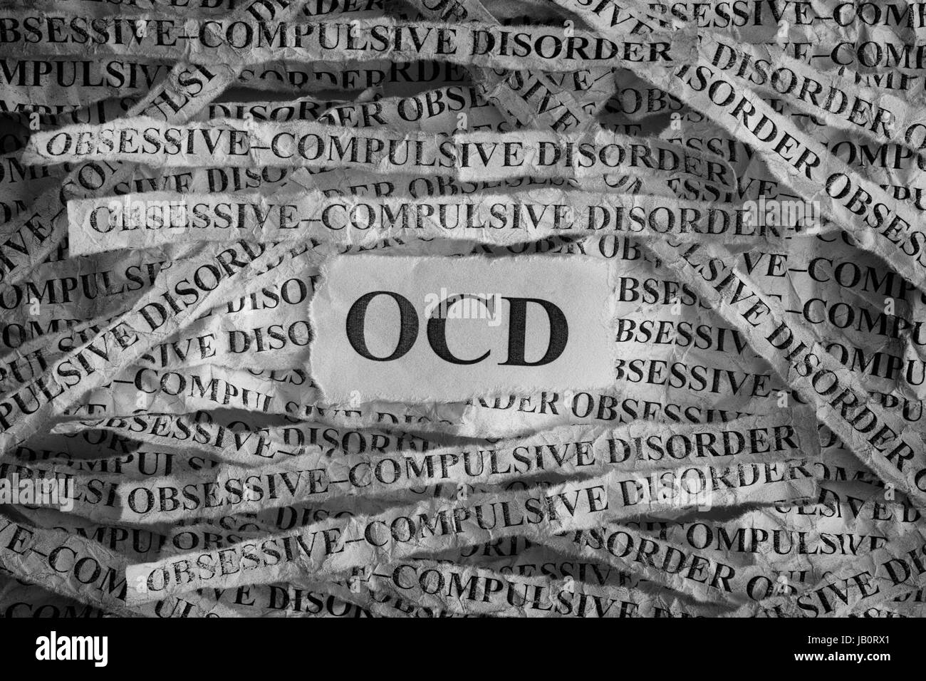 Obsessive compulsive disorder Black and White Stock Photos & Images - Alamy